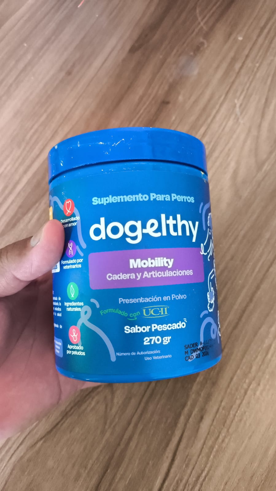 Mobility | Auxiliar de Articulaciones para Perros en Polvo - Dogelthy